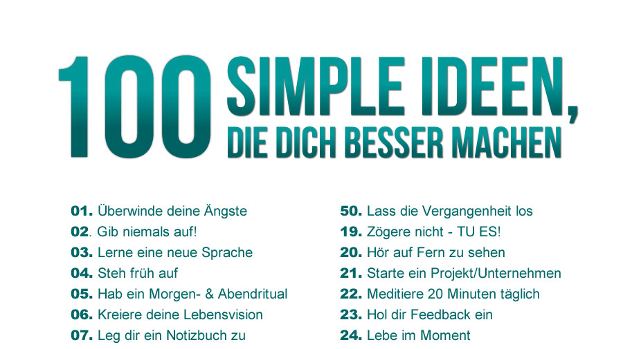 100 simple Ideen, die Dich besser machen › FlowFinder
